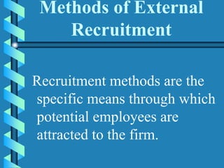 External Recruitment Process | PPTX
