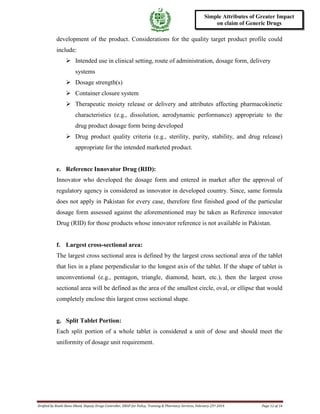 Draft Guidance on Physical Attributes of Tabs & Caps | PDF