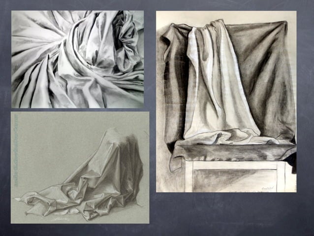 Drapery Study Drawing