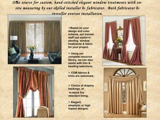 Drapery Presentation 5.28.09