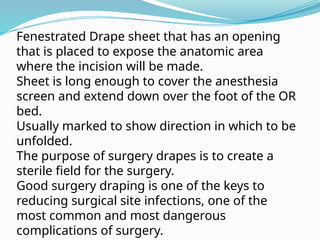 Draping of a surgical patient.pptx....... | PPTX