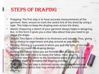draping principles and rules alteration, | PPTX