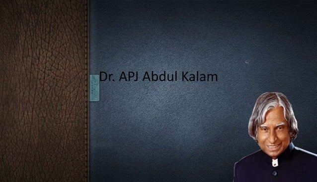 DR. APJ Abdul Kalam Introduction | PPTX | Religion & Spirituality