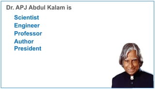 DR. APJ Abdul Kalam Introduction | PPTX
