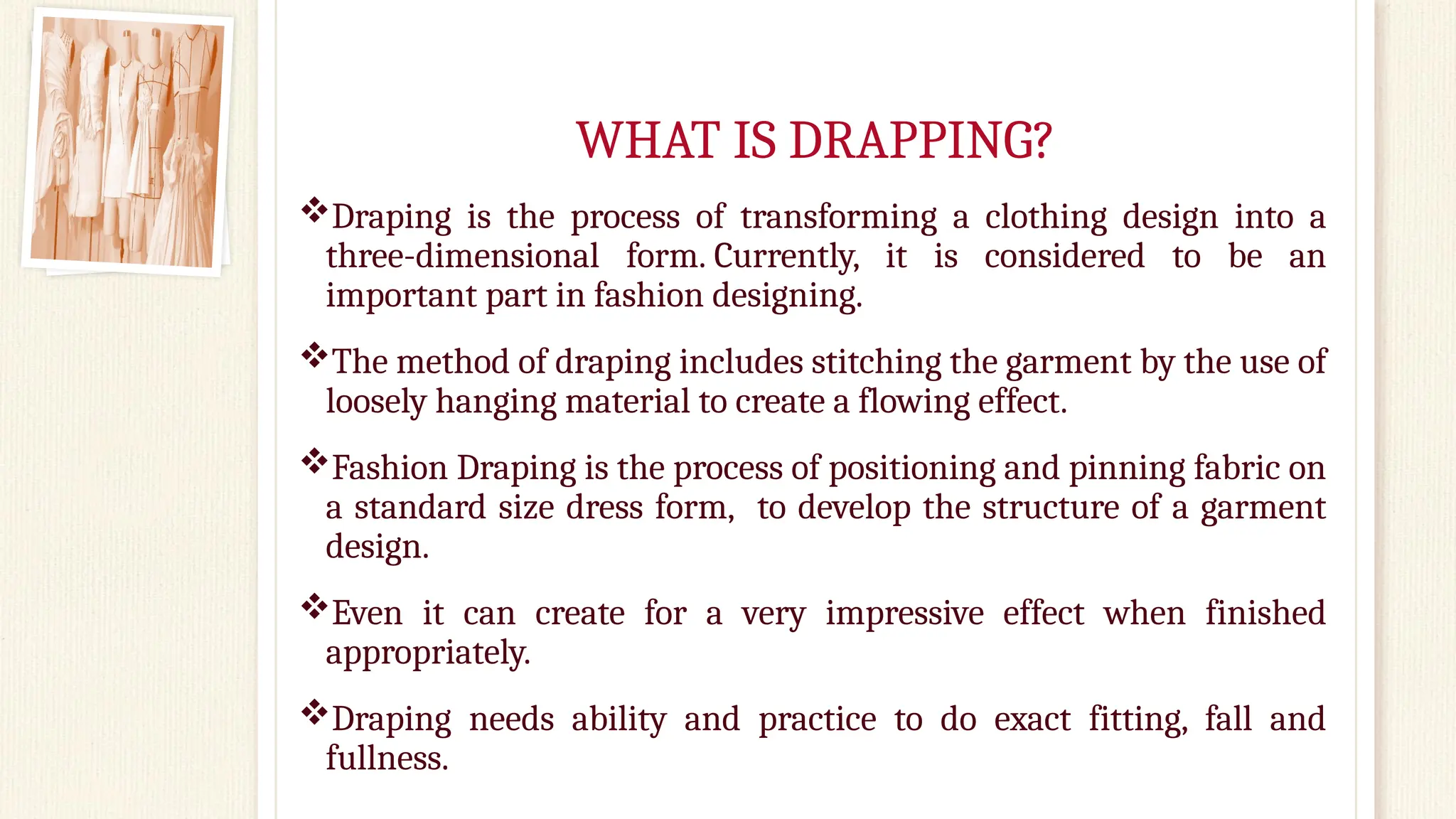 drapping for fashion design student material class one.pptx