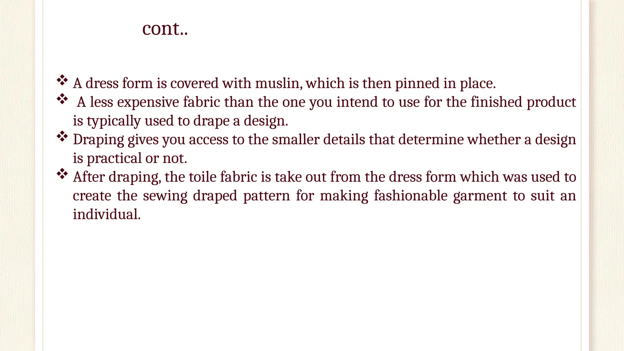 drapping for fashion design student material class one.pptx