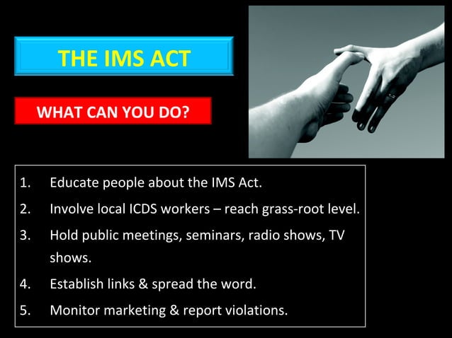 IMS ACT 92 MODIFIED IN2003 | PPT | Parenting Babies and Toddlers ...