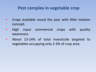 INTEGRATED PESTICIDE MANAGEMENT IN VEG SEED PROD | PPTX