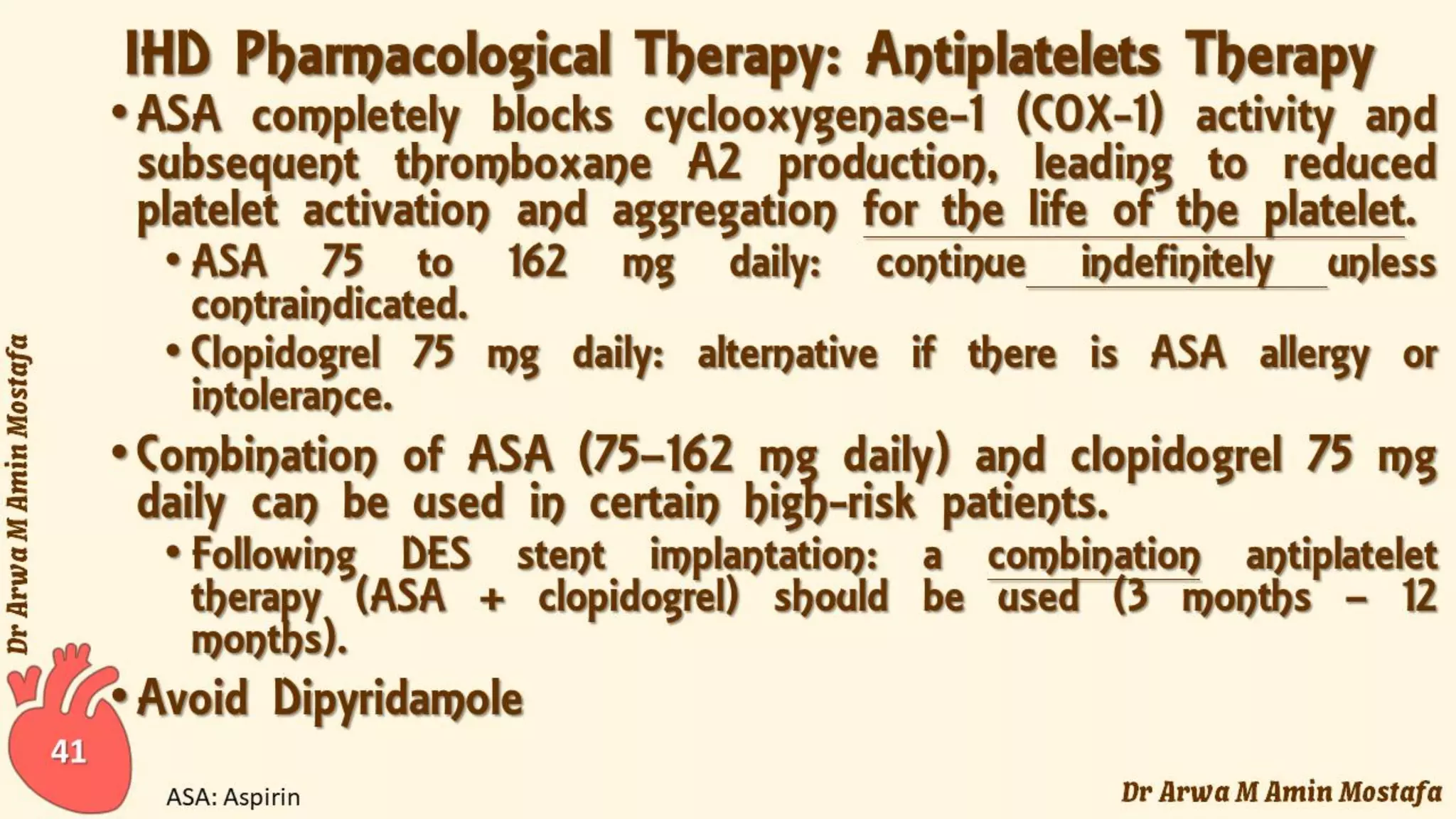 Pharmacotherapy of Ischemic Heart Disease (IHD) | PDF