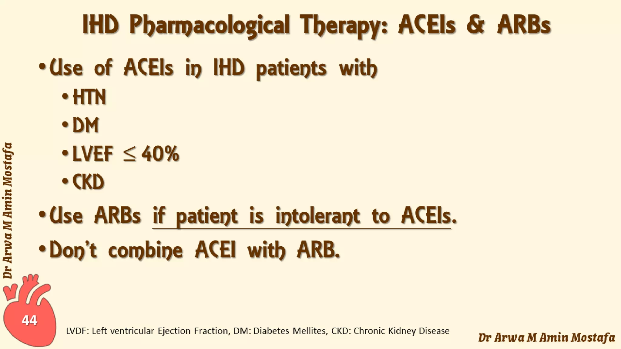 Pharmacotherapy of Ischemic Heart Disease (IHD) | PDF
