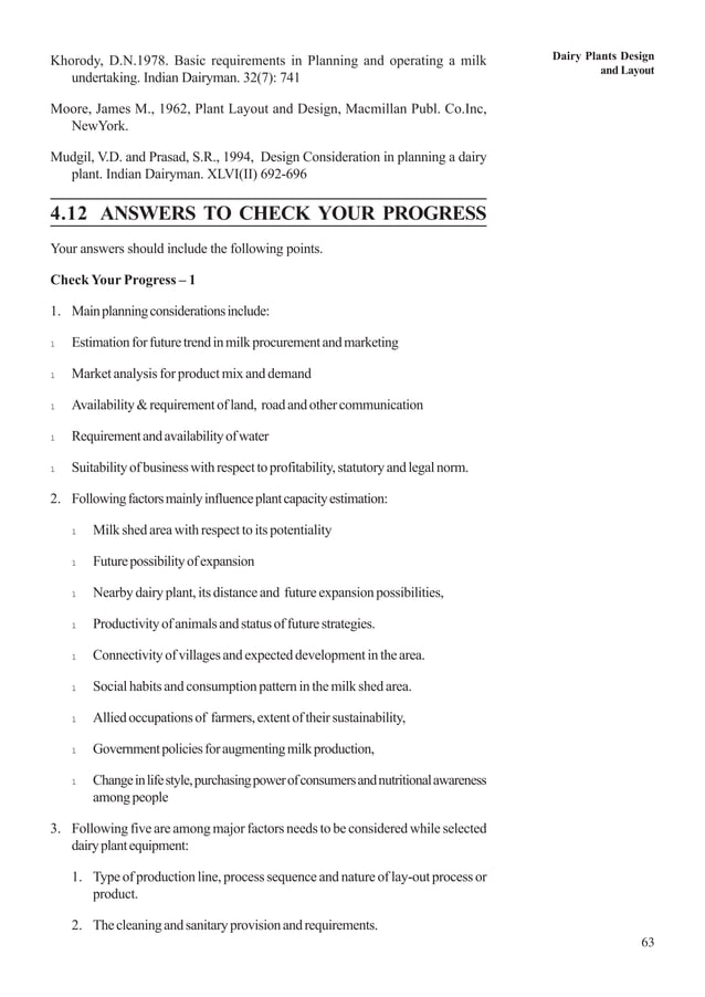 Diary plant design and fabrication .pdf | Agriculture | Industries