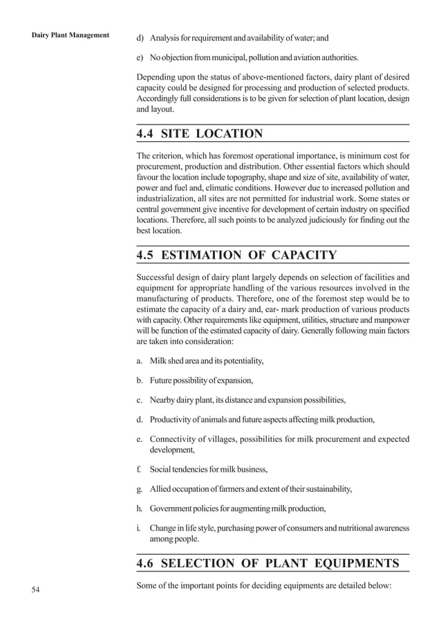 Diary plant design and fabrication .pdf | Agriculture | Industries