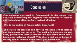 Comparison of "Frankenstein" and Science fiction Film "I Robot" .pptx