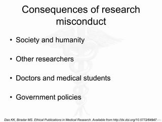 Publication Ethics, Medical Faculties - Dr Ashutosh | PPTX