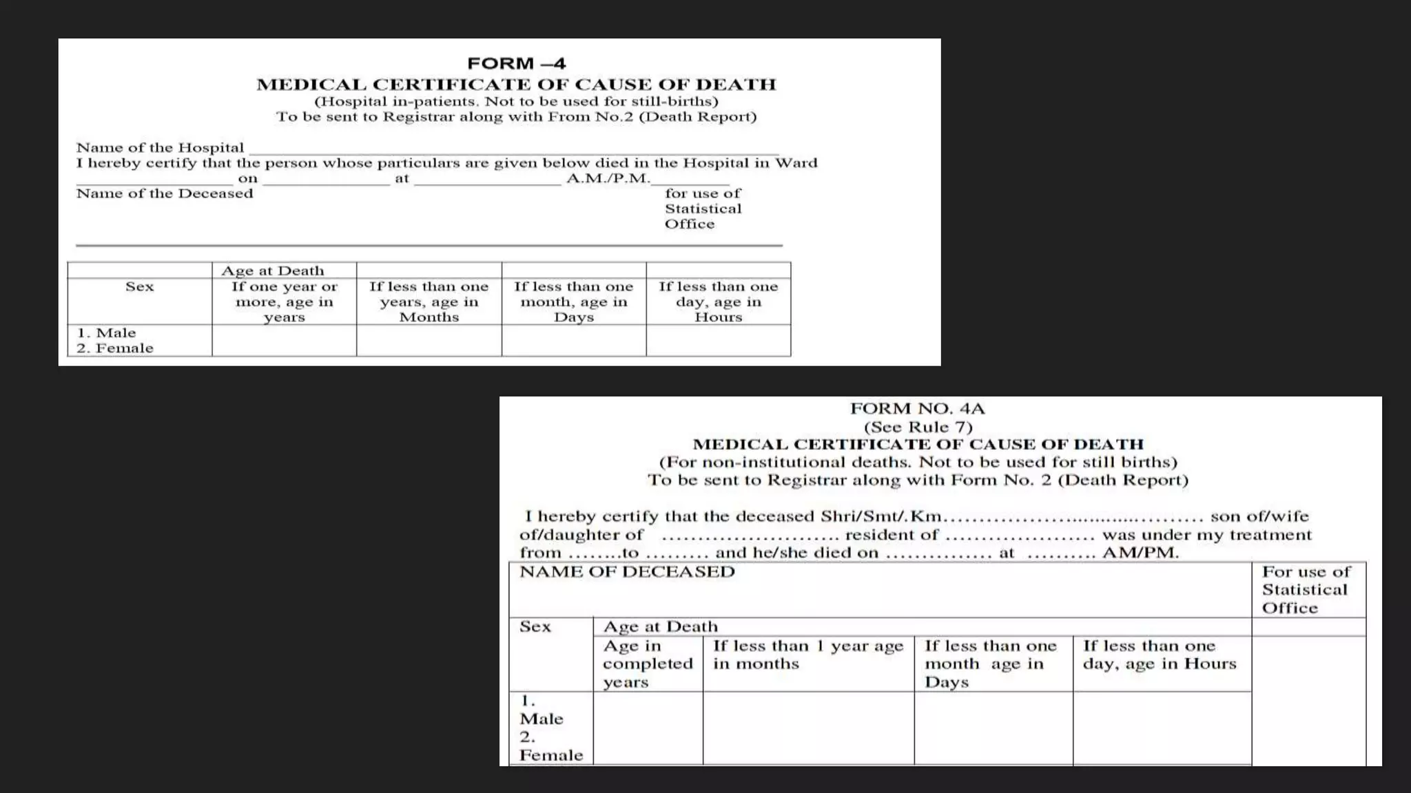 MCCD - Medical Certification of Cause of Death | PPTX