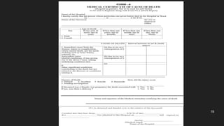 MCCD - Medical Certification of Cause of Death | PPTX