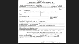 MCCD - Medical Certification of Cause of Death | PPTX