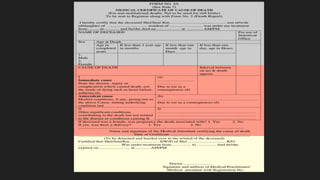 MCCD - Medical Certification of Cause of Death | PPTX