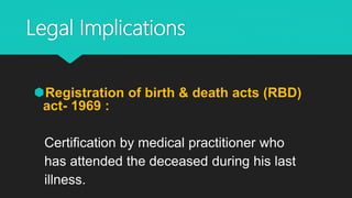 MCCD - Medical Certification of Cause of Death | PPTX