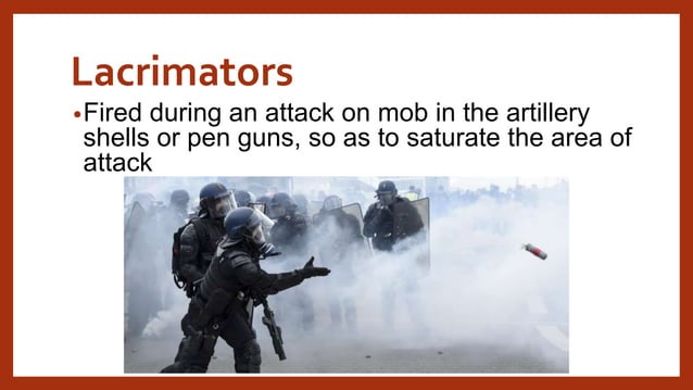 War gases - types, action & clinical features in brief | PPTX | Lung ...