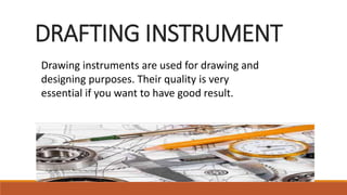 Drafting Tools and Materials | PPTX