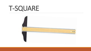 Drafting Tools and Materials | PPTX