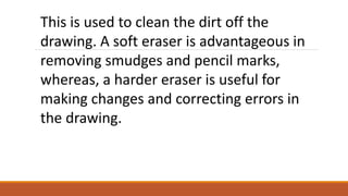 Drafting Tools and Materials | PPTX