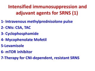 steroid resistant nephrotic syndrome | PDF