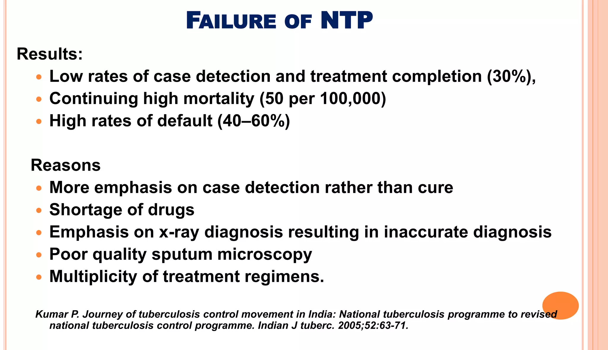 Revised National Tuberculosis Control Program- Dr. Atul MD, PGIMER | PPTX