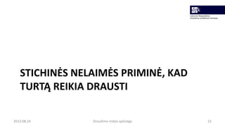Draudimo rinkos apžvalga | PPTX