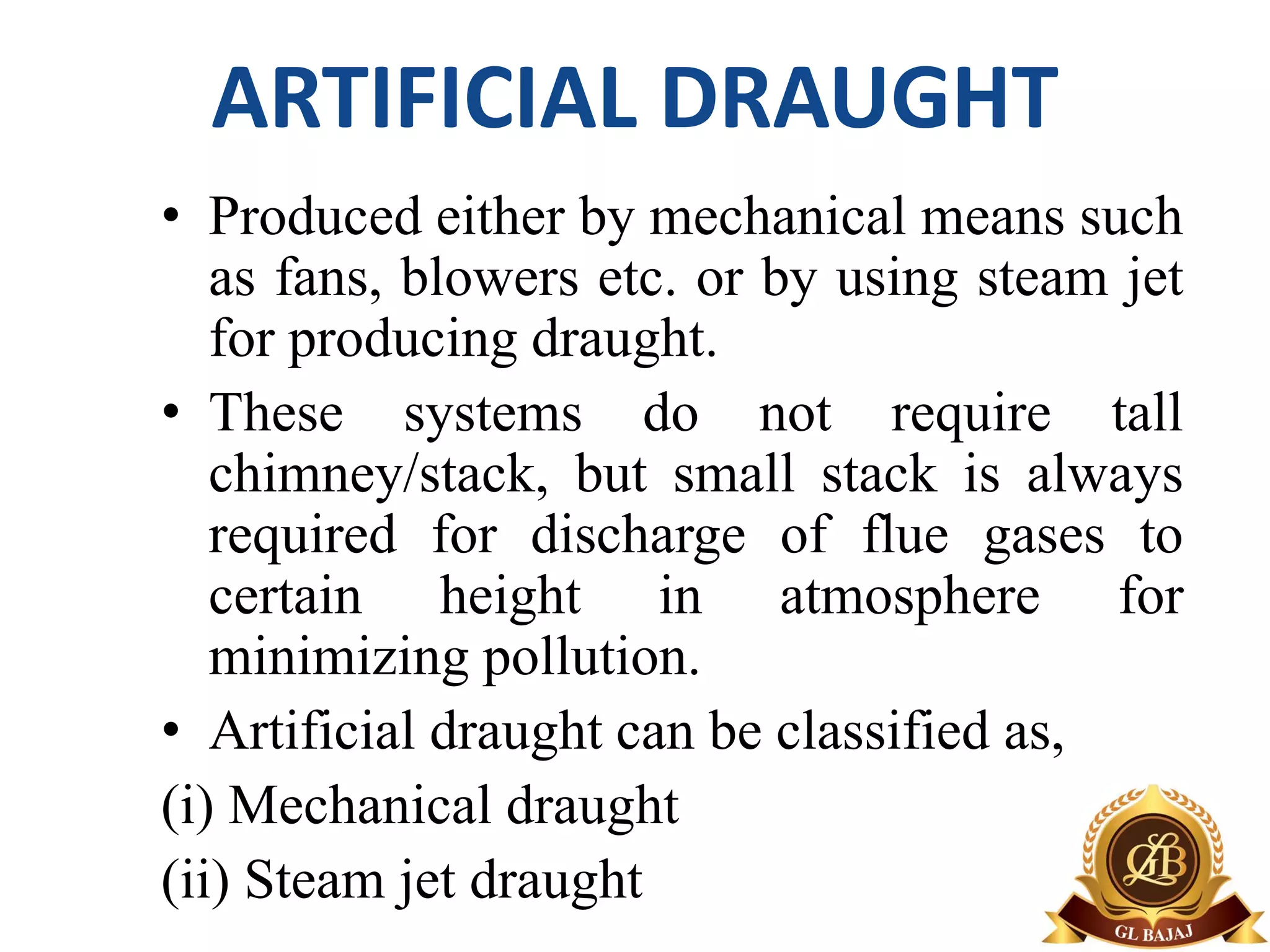 Draught and its classification (notes) | PDF