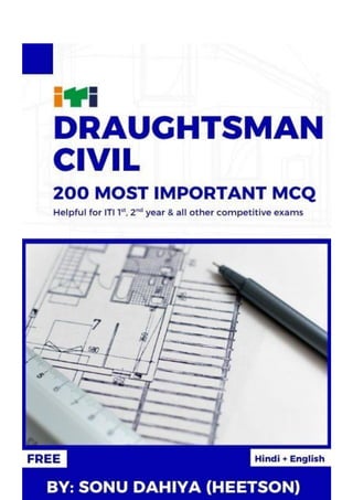 Draughtsman civil question paper ITI book free | PDF