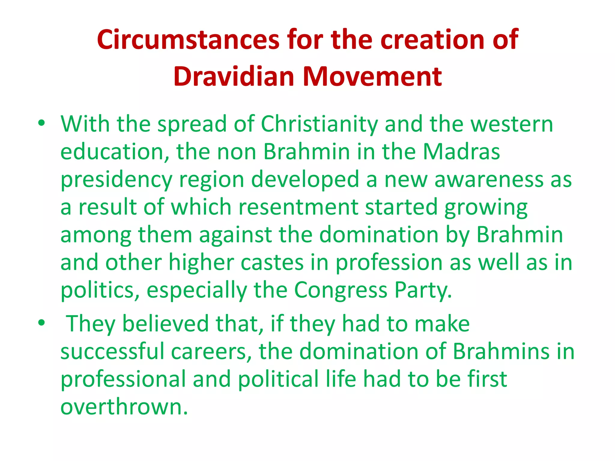Dravidian Movement.ppt