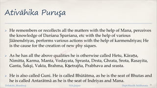 Dravya-ATMA NIRUPANA as per NCISM syllabus | PDF