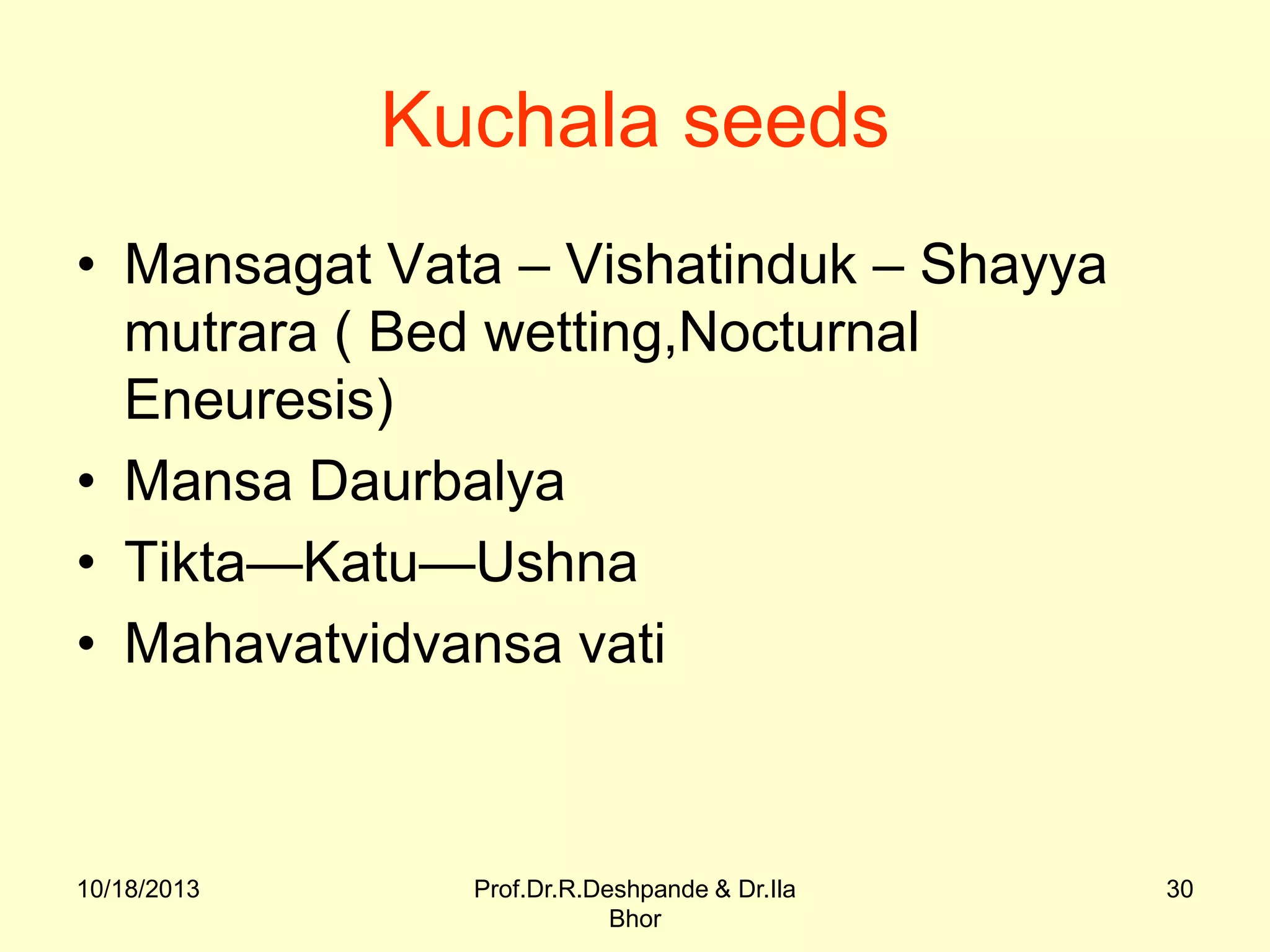 Dravyaguna part 1 By Prof.Dr.R.R.Deshpande & Dr.Ila Bhor | PDF