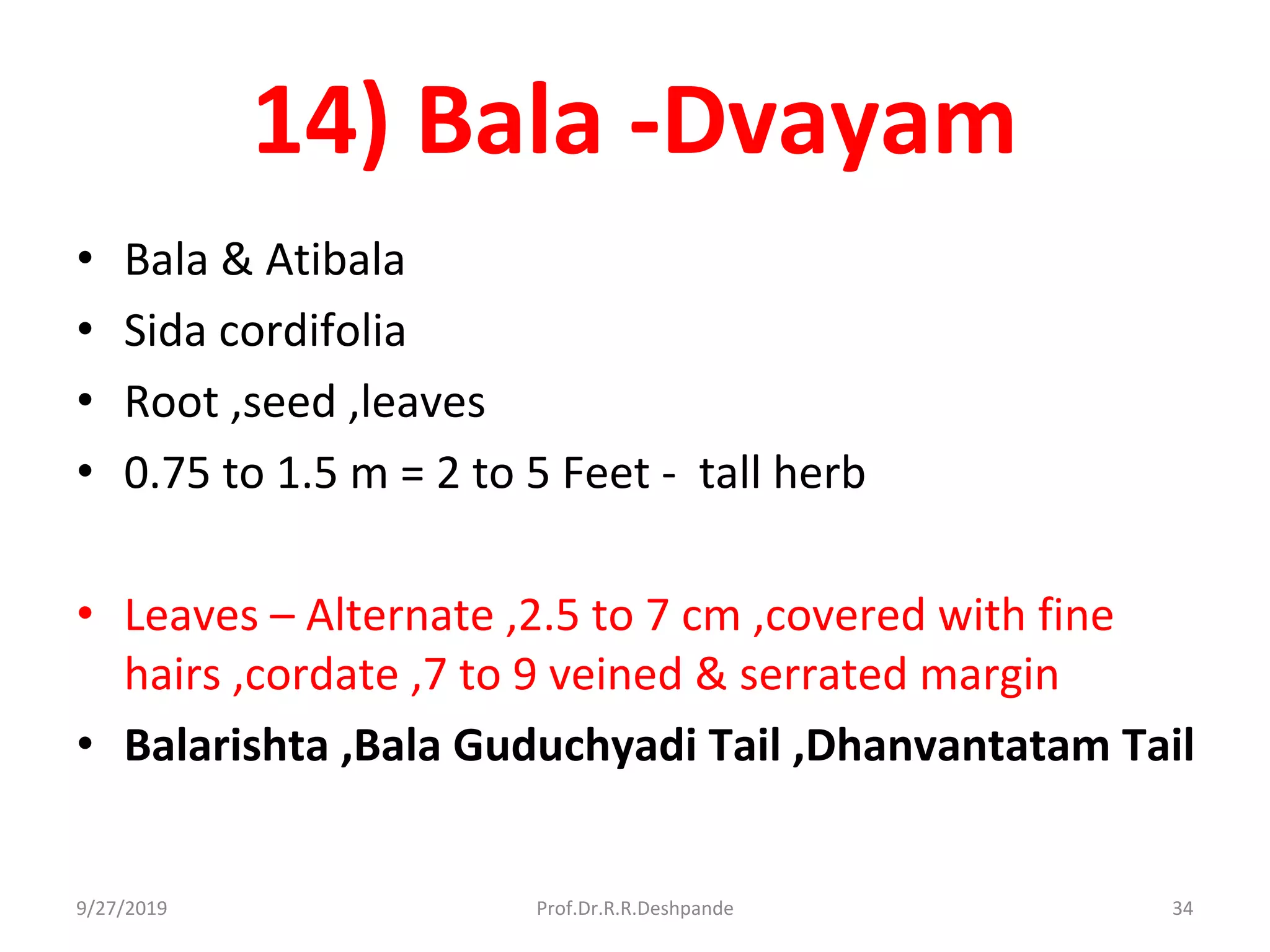 Dravyaguna vignyan ppt | PDF