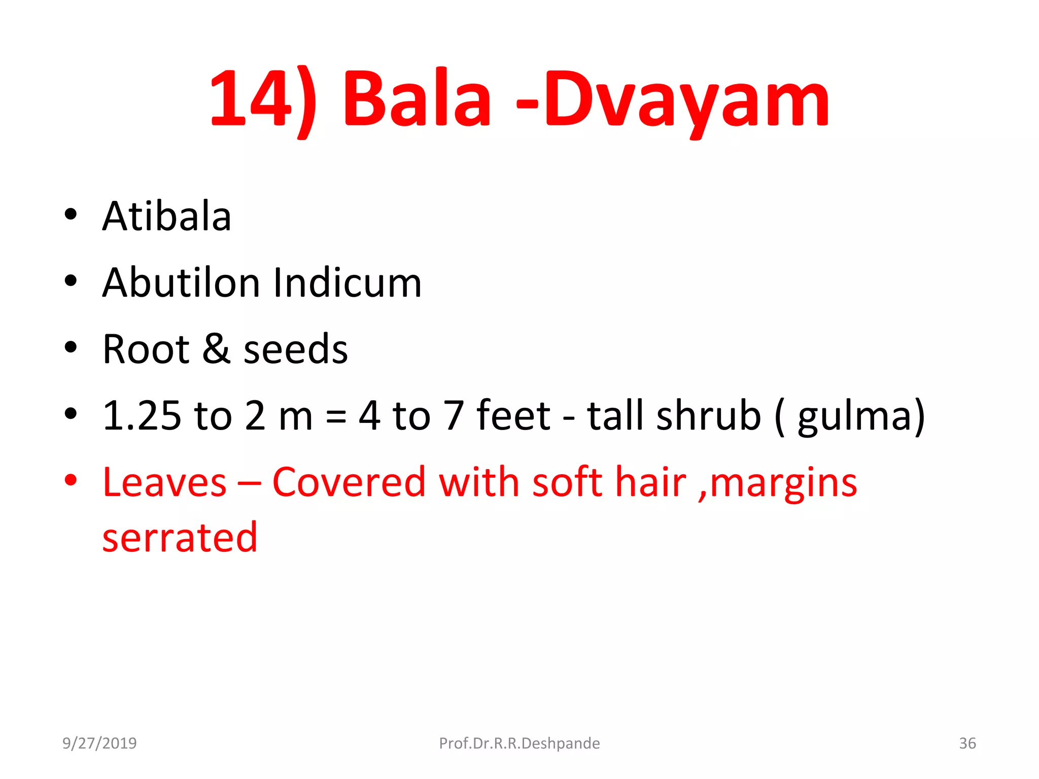 Dravyaguna vignyan ppt | PDF