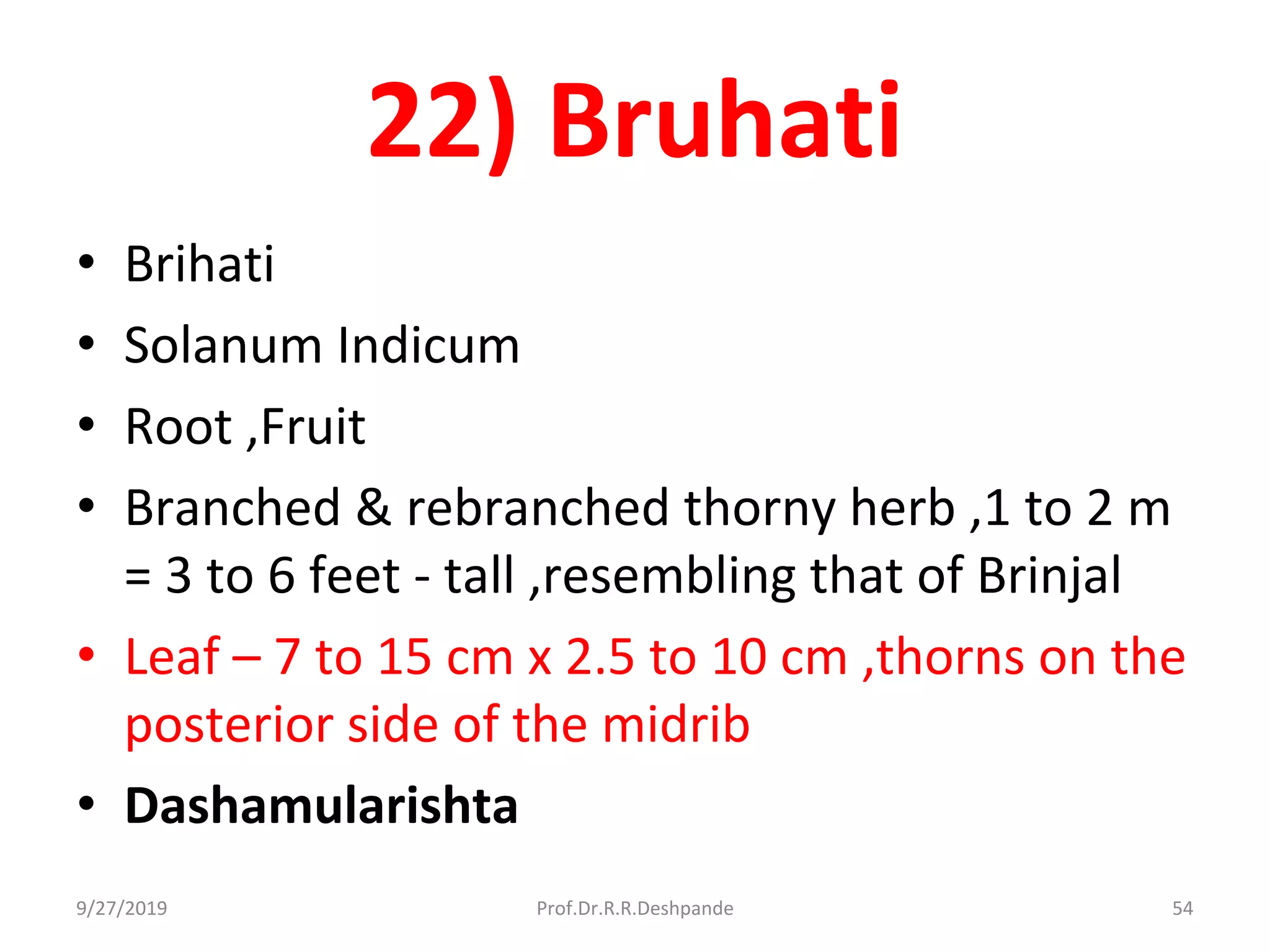 Dravyaguna vignyan ppt | PDF