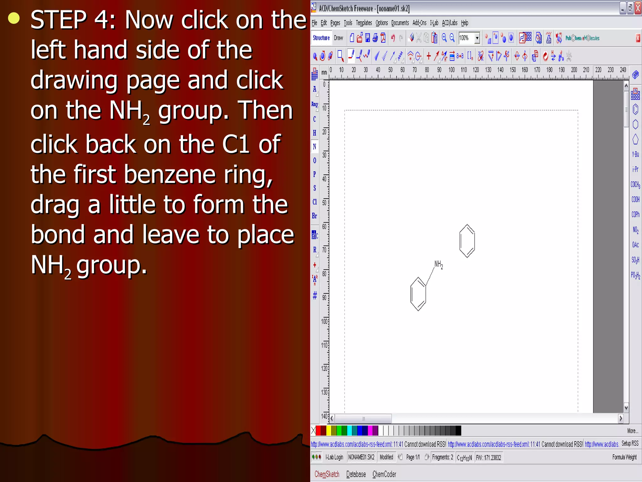 Draw A Chemical Structure Using Chemsketch | PPT