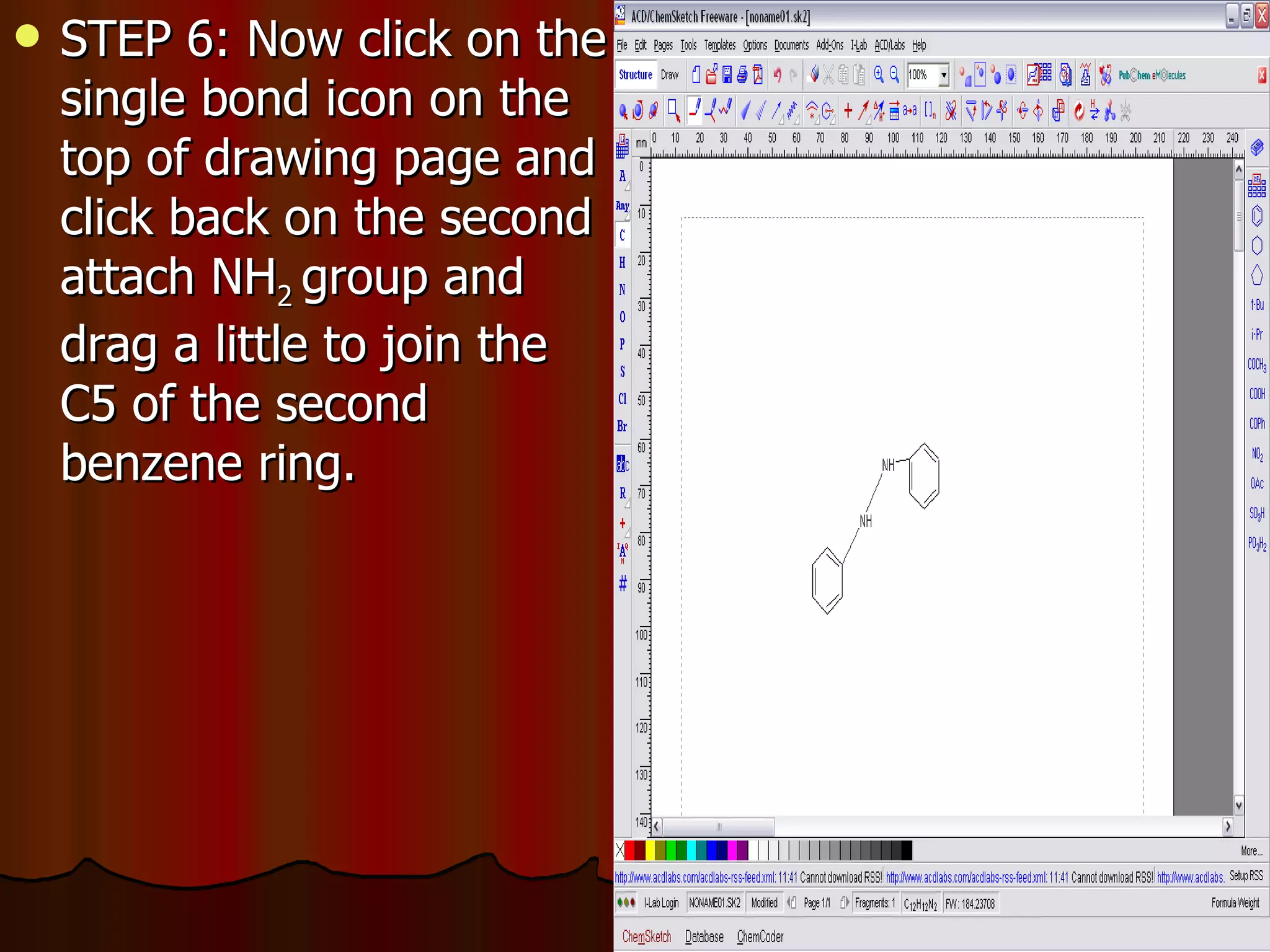 Draw A Chemical Structure Using Chemsketch | PPT