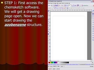 Draw A Chemical Structure Using Chemsketch | PPT