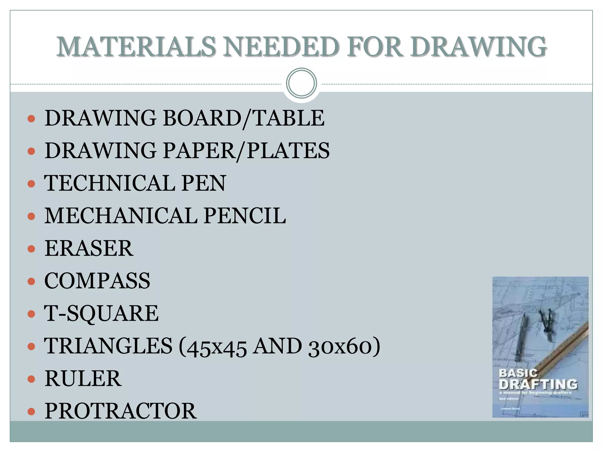 BASIC DRAFTING | PPTX