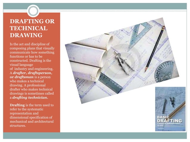 BASIC DRAFTING | PPTX | Drawing and Sketching | Arts and Crafts