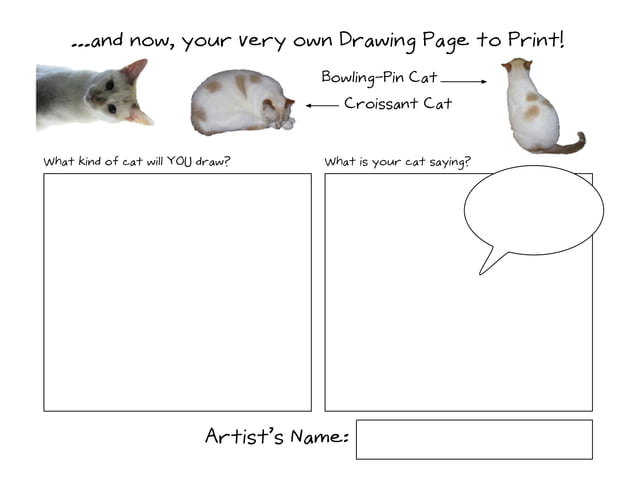 DroolyDog Drawing Lesson: Draw a Cat | PDF
