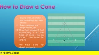 Draw a cylinder, cone, and sphere | PPT