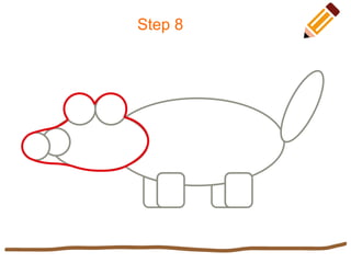 Drawing Tutorial - How To Draw A Cute Cartoon Alligator Step By Step | PPT