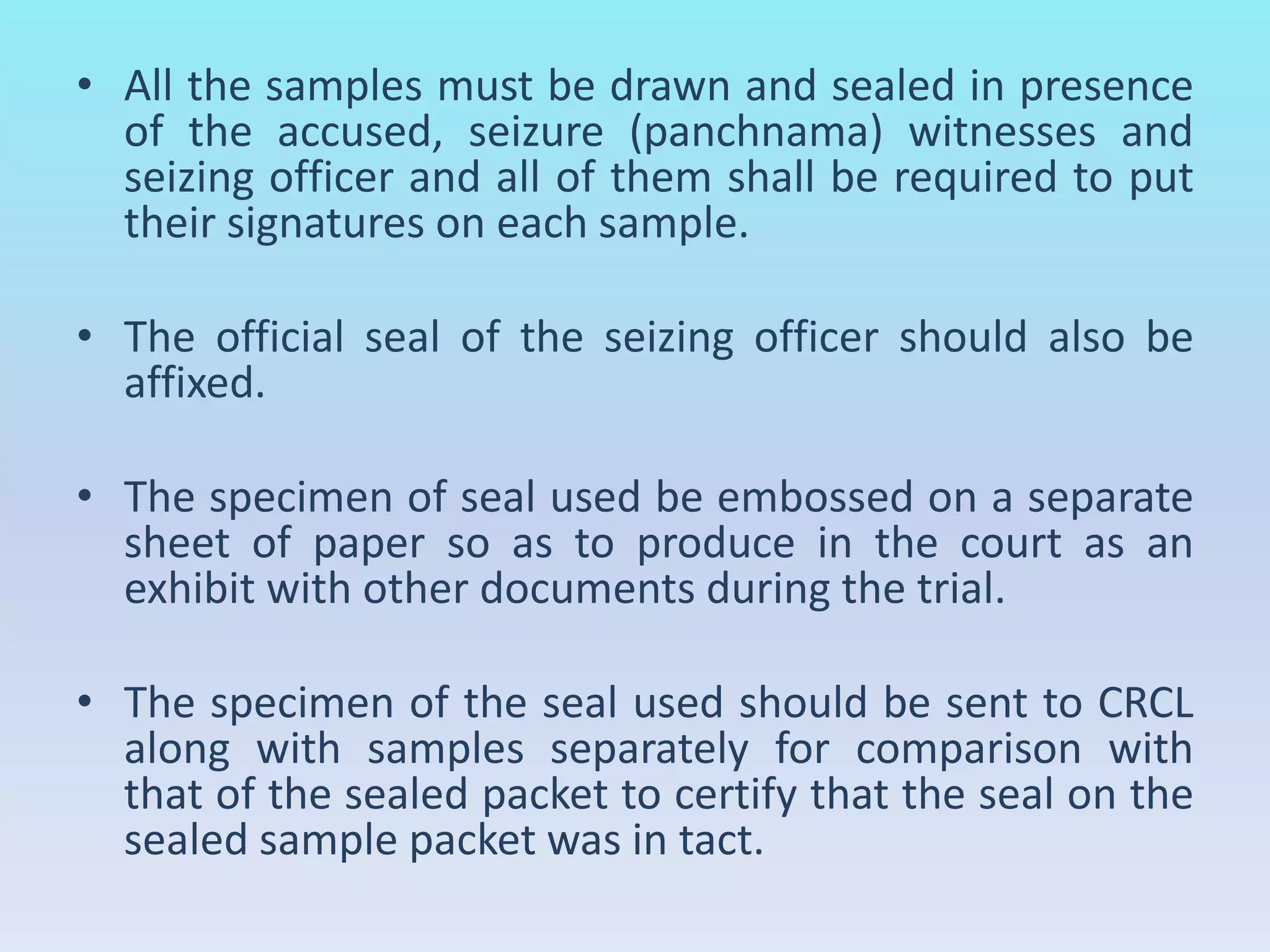 Drawal of samples, storage, disposal of narcotics drugs.ppt