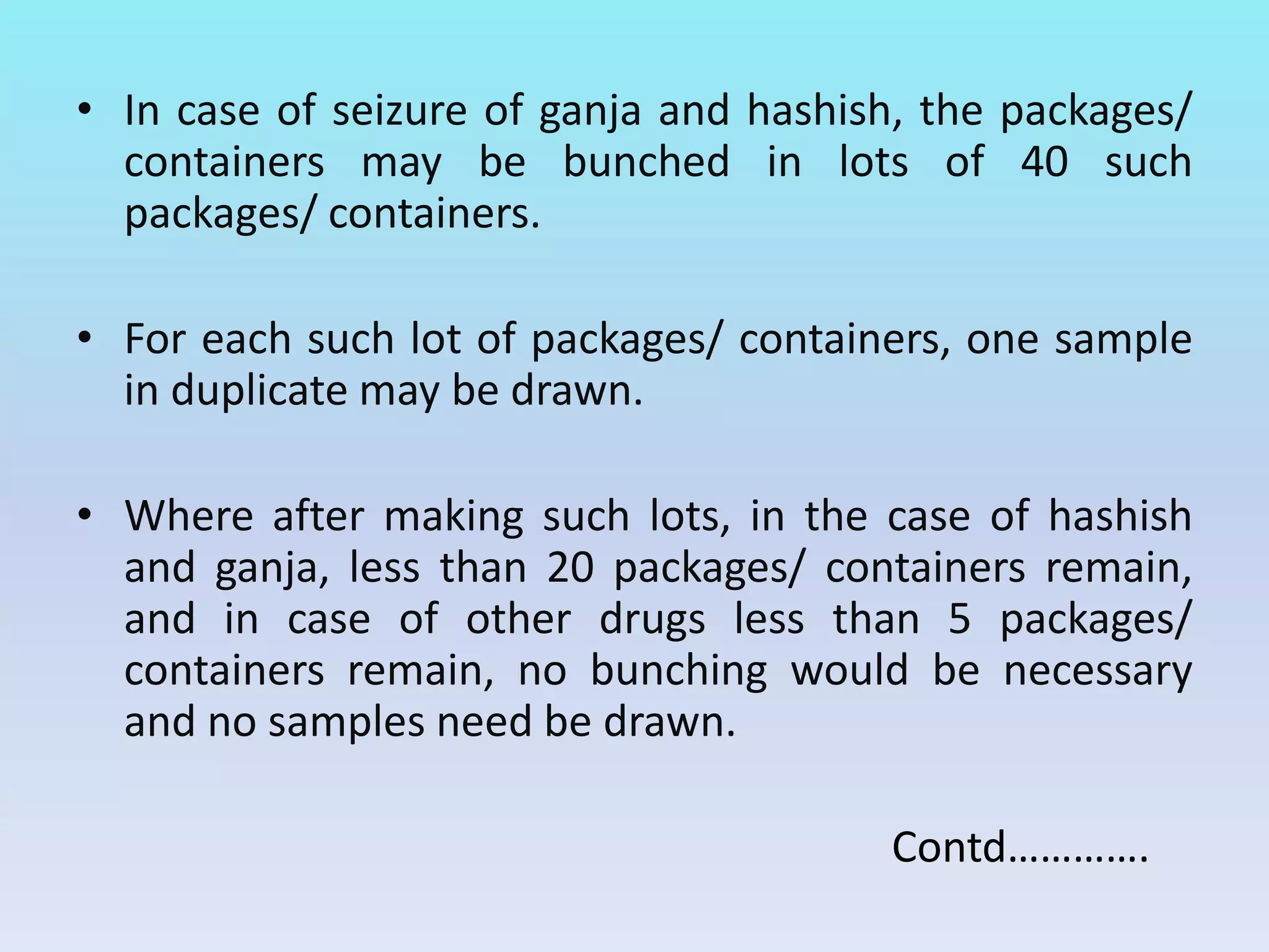 Drawal of samples, storage, disposal of narcotics drugs.ppt