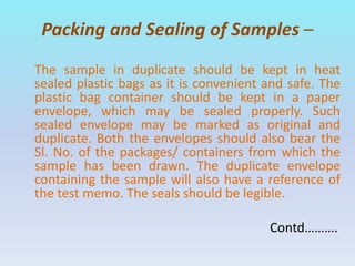 Drawal of samples, storage, disposal of narcotics drugs.ppt