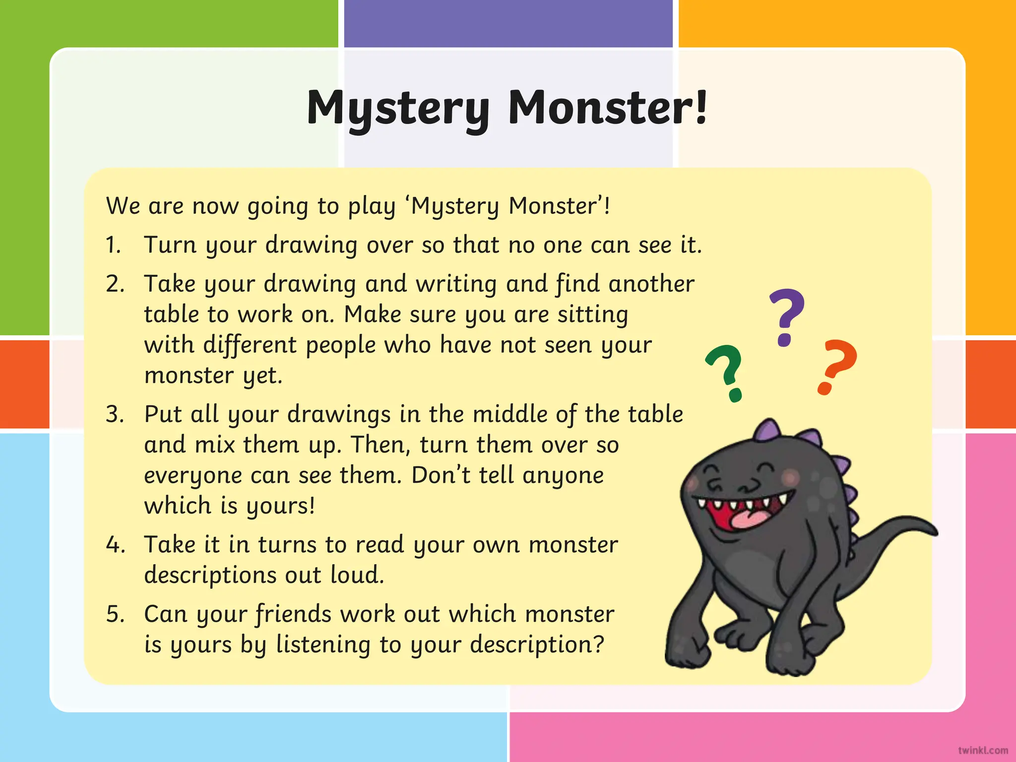 Draw and Describe a Monster Presentation.pptx
